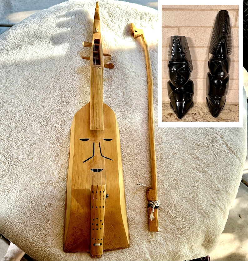 Vintage/antique Native American Raramuri Tarahumara Handmade Violin ...