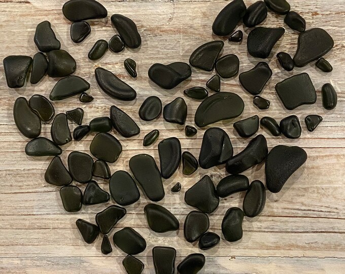 Pirate Glass, Authentic "black" Sea Glass That Glows Green! Hand-picked ...