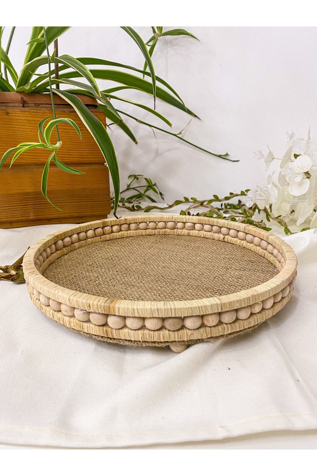Wicker Tray - Etsy