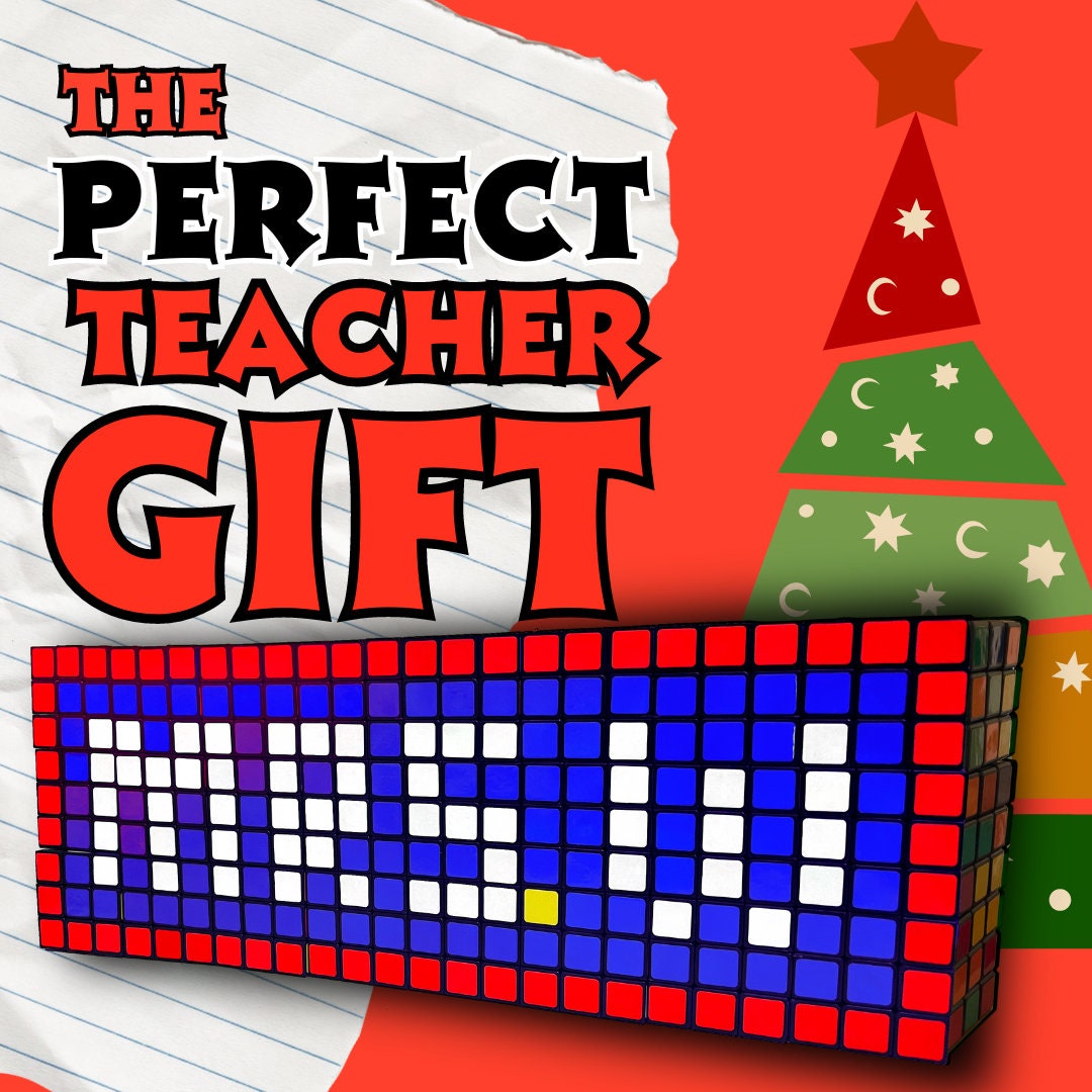 Personalized Rubiks Cube Name Mosaic Art Custom Puzzle Cube Epicubius
