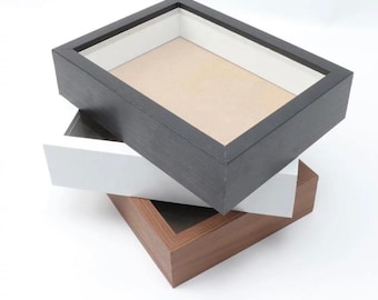 3D Deep Box Photo Frame Standing Hanging Craft Shadow Picture Frames ...