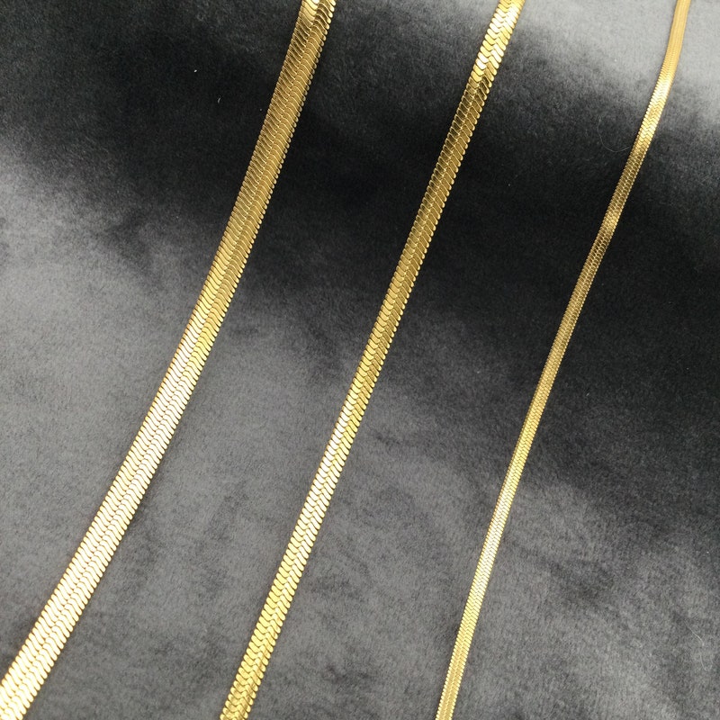 Herringbone Chain 20 Inch - Etsy UK