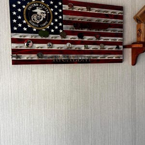 Military Coin Holder Flags With Fired Shells. - Etsy