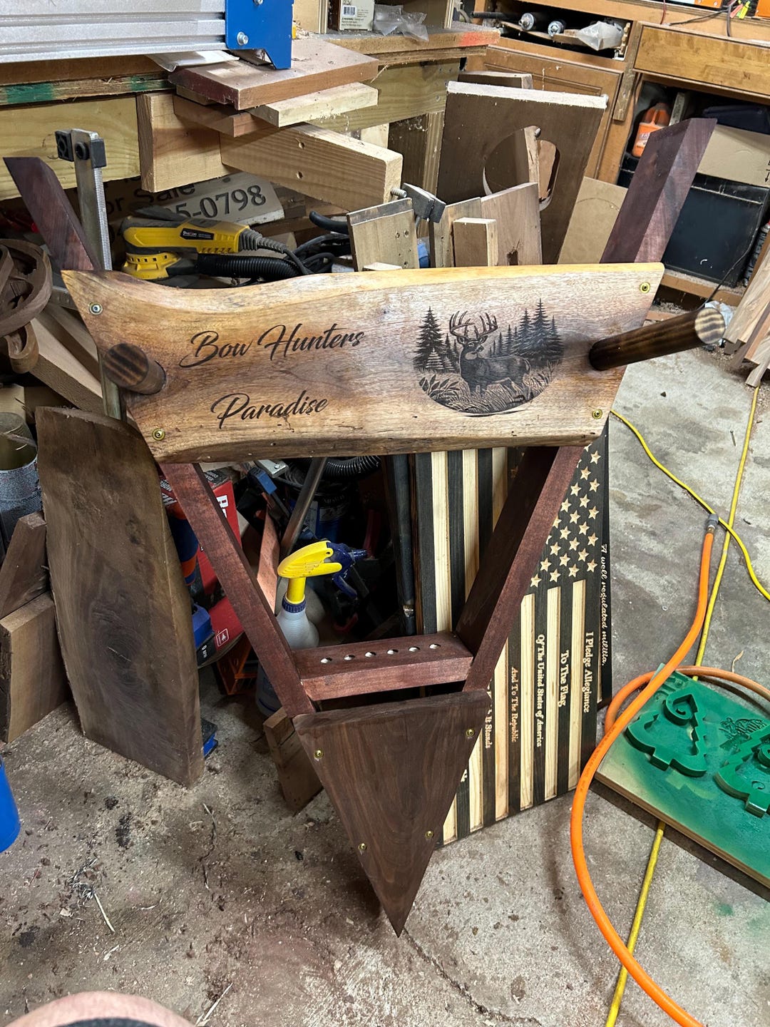 Custom Made Compound Bow Holder - Etsy