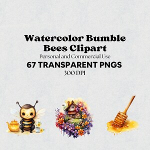 67 Bumblebees Clipart Bundle, Cute Bees Clipart Bundle, Cute Bees Png ...