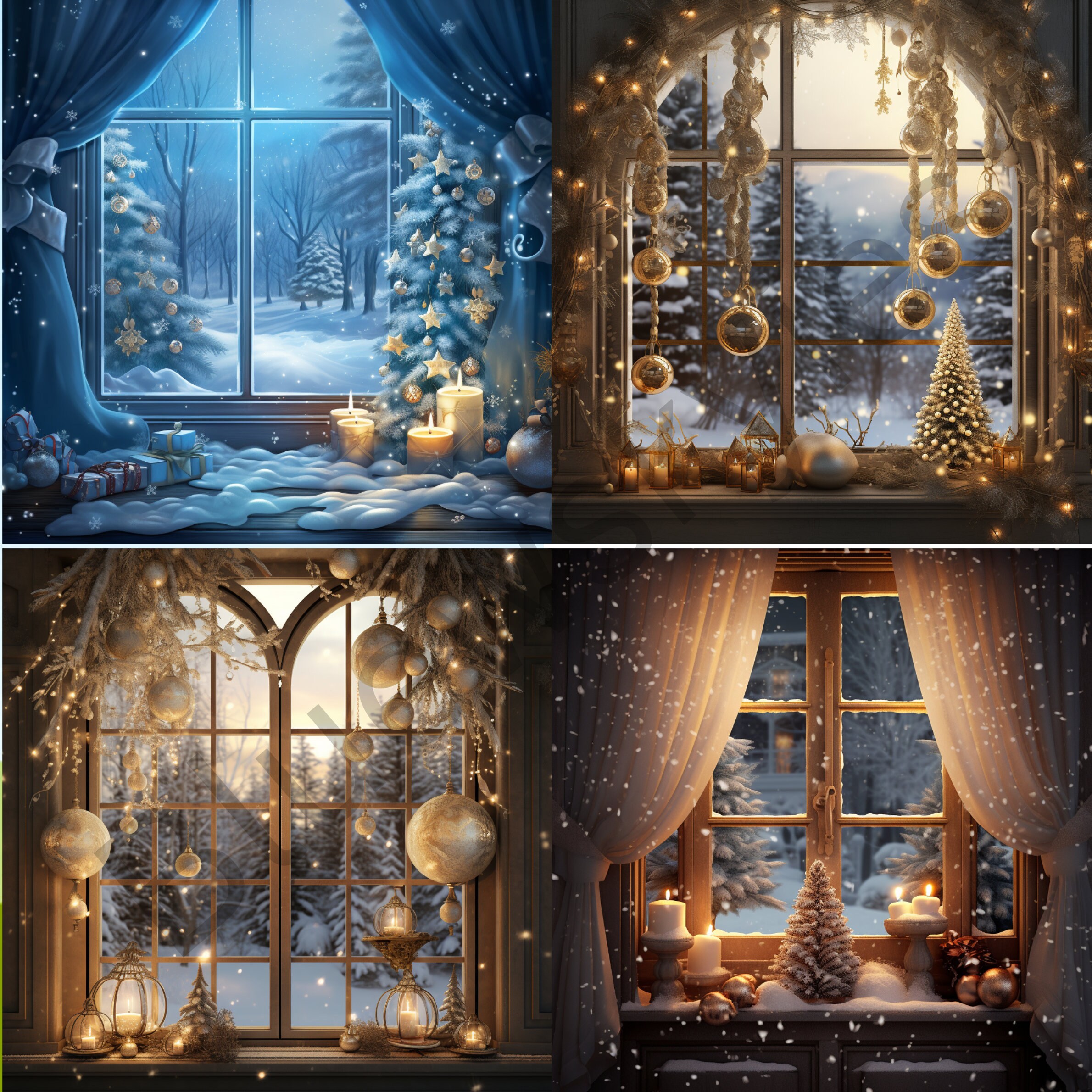 Christmas Clipart 16 High Quality Pngs , Digital Download , Card Making ...