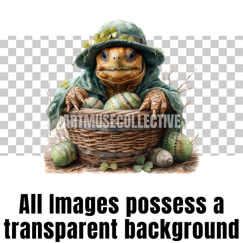 Patrick Easter Hunt Chapter II Egg Race Watercolor Clipart Bundle 16 ...