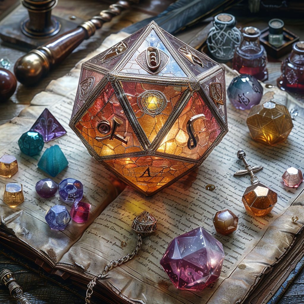 D20 Clipart, Dice Clipart, RPG Dice, Character Dice, Wizard Toolsets ...