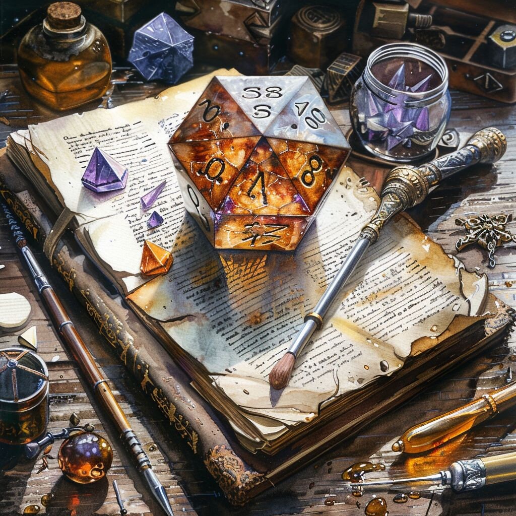 D20 Clipart, Dice Clipart, RPG Dice, Character Dice, Wizard Toolsets ...