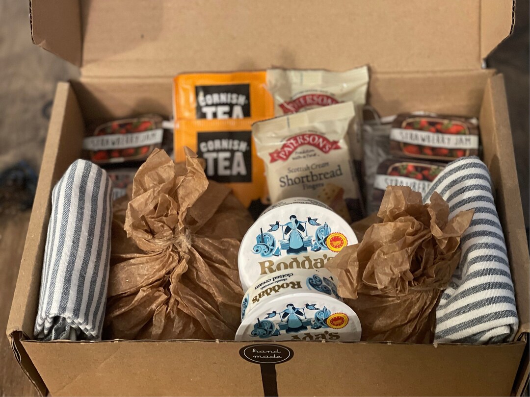 Cream Tea Hamper for Two, Afternoon Cream Tea, Hamper, - Etsy