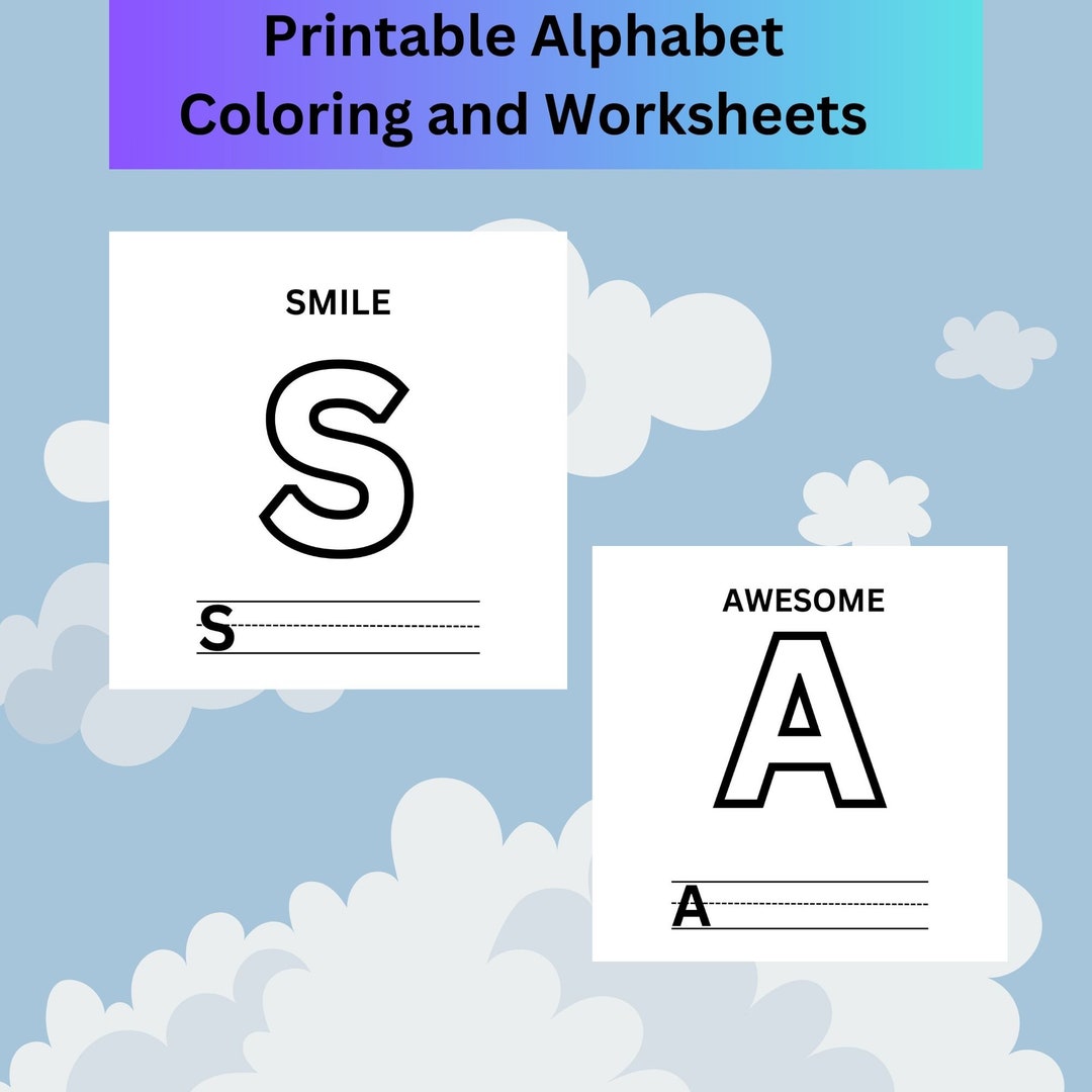 We Have Coloring Worksheets for Children to Learn Their Alphabet. and ...