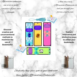 5-affirmation Bookmarks 5, so You Will Never Lose Your Place Again ...