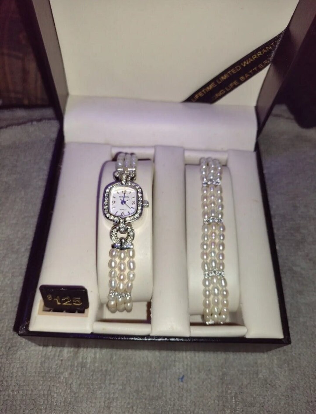 Vintage Embassy by Gruen Ladies Watch Set - Etsy