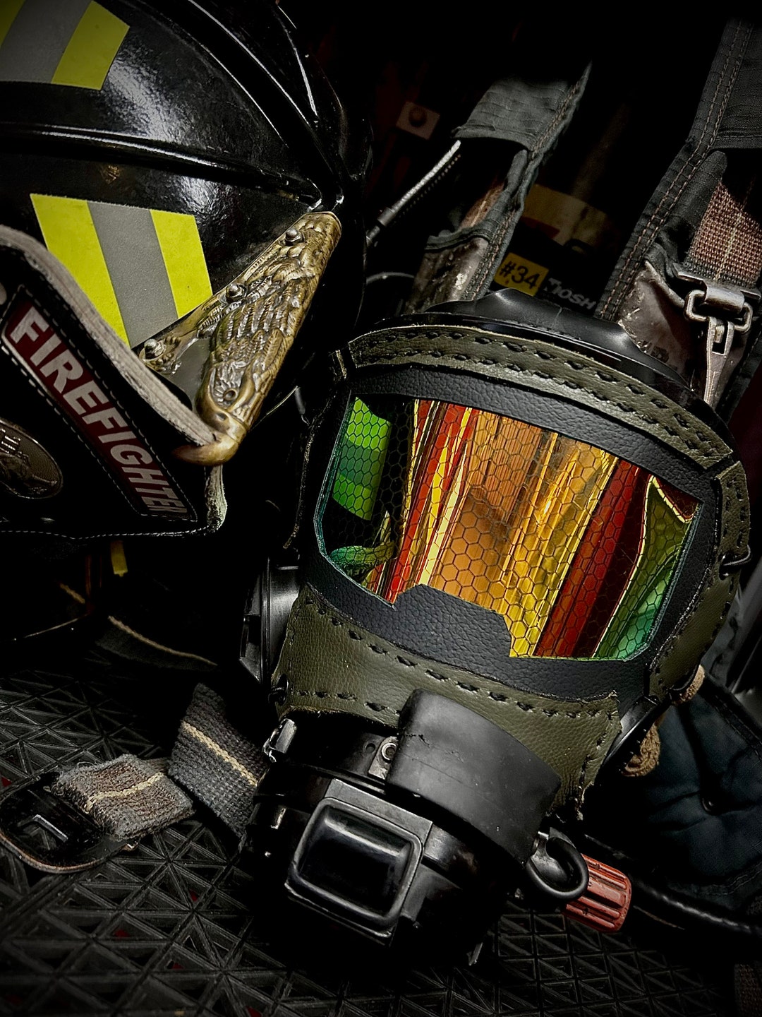 Firefighter Scba Custom Mask Covers - Etsy