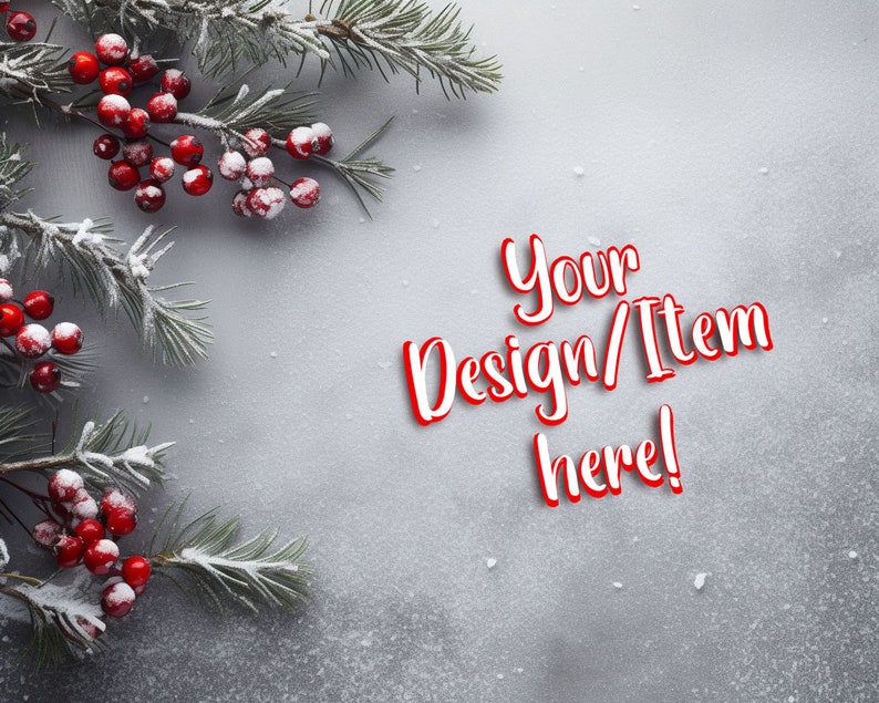 10 X Christmas Flatlay Mockup Bundle | Product Background Mockup ...