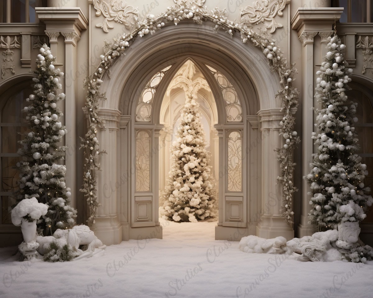 Magical Christmas Digital Backdrops, Winter Portrait Photography ...