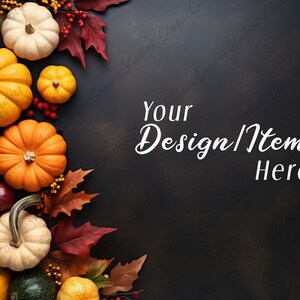 Thanksgiving Invitation Flat Lay Mockup, Friendsgiving Party, Digital ...