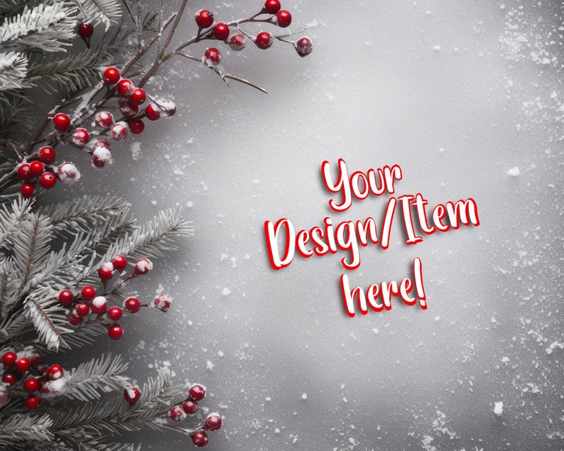 10 X Christmas Flatlay Mockup Bundle | Product Background Mockup ...