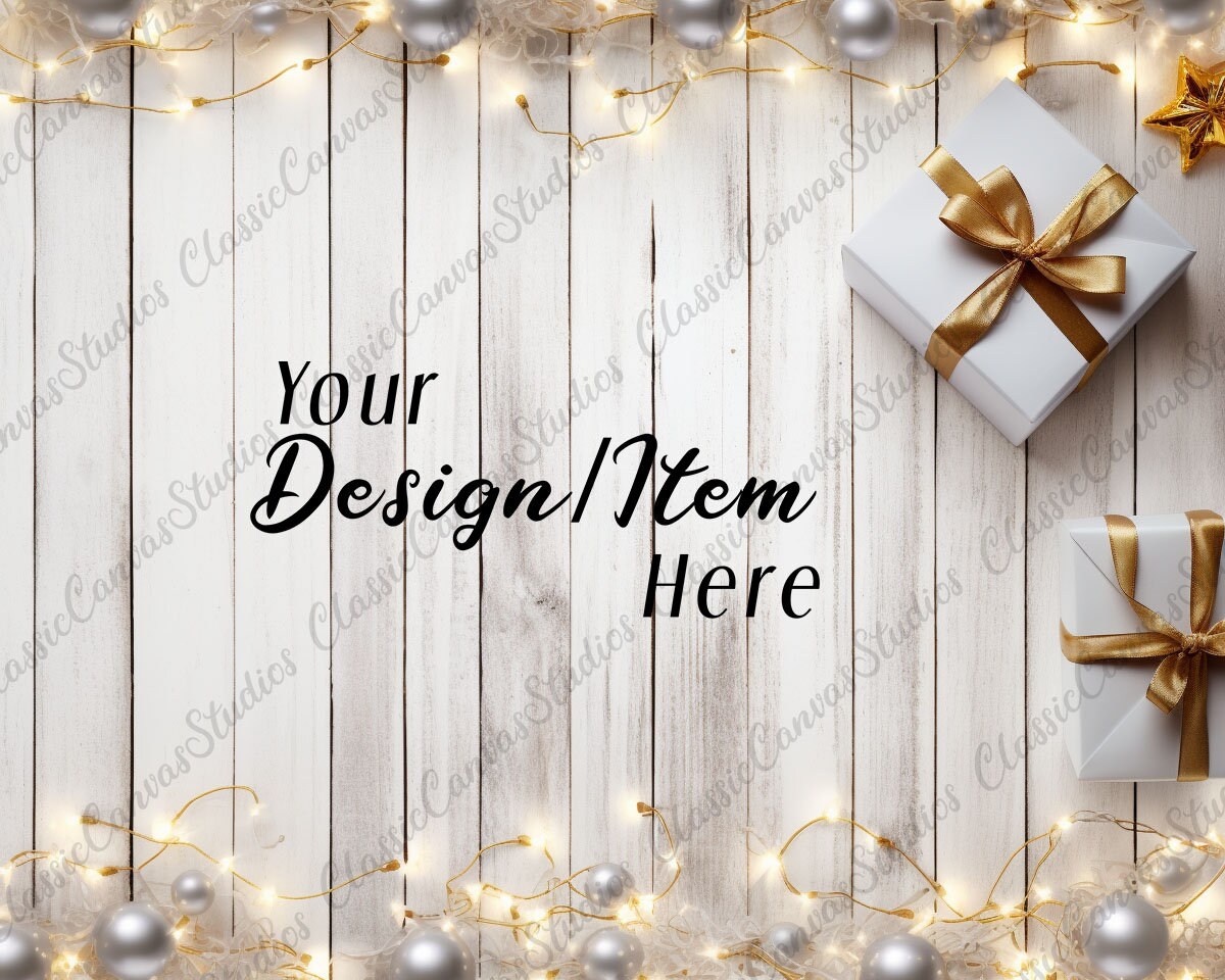 Christmas Flat Lay Mockup, Background Mockup Photography, Christmas ...