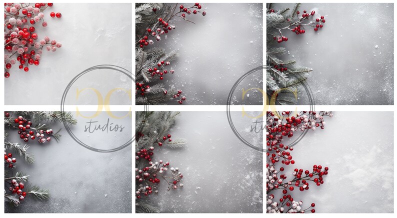 10 X Christmas Flatlay Mockup Bundle | Product Background Mockup ...