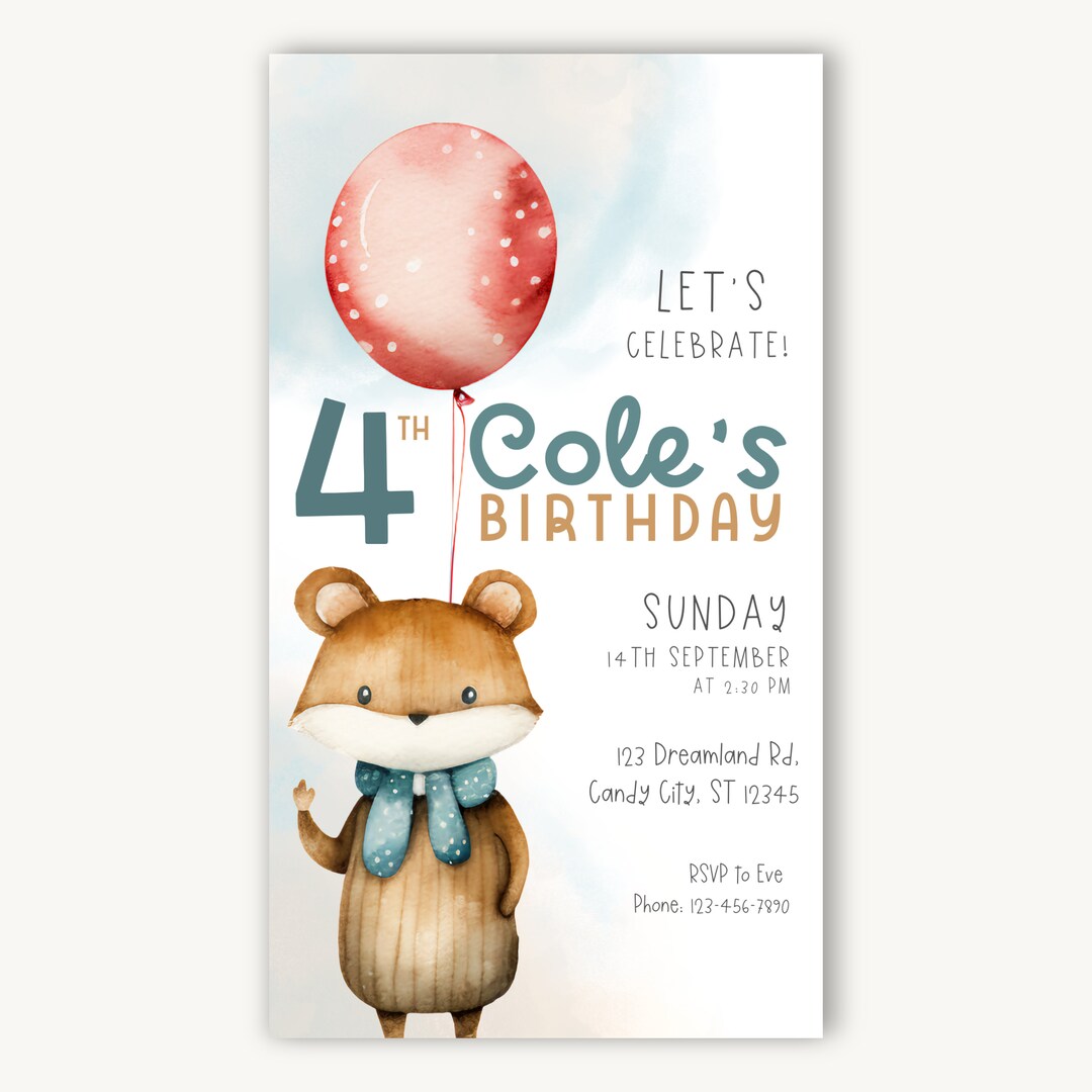 Digital Custom Mobile Invitation Card and Video Personalized - Etsy