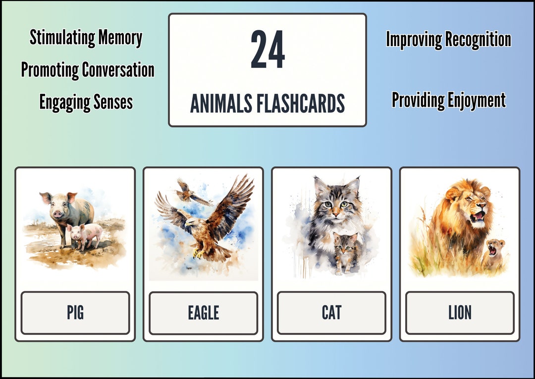 24 High Resolution Flashcards for Dementia. Instant Download - Etsy