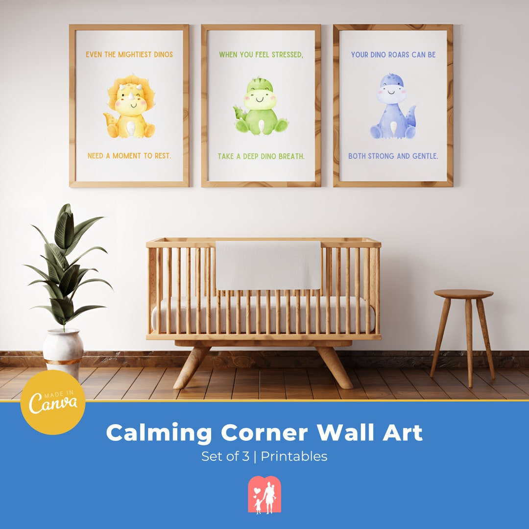 Calming Corner Artwork Calming Corner Prints Wall Art for - Etsy