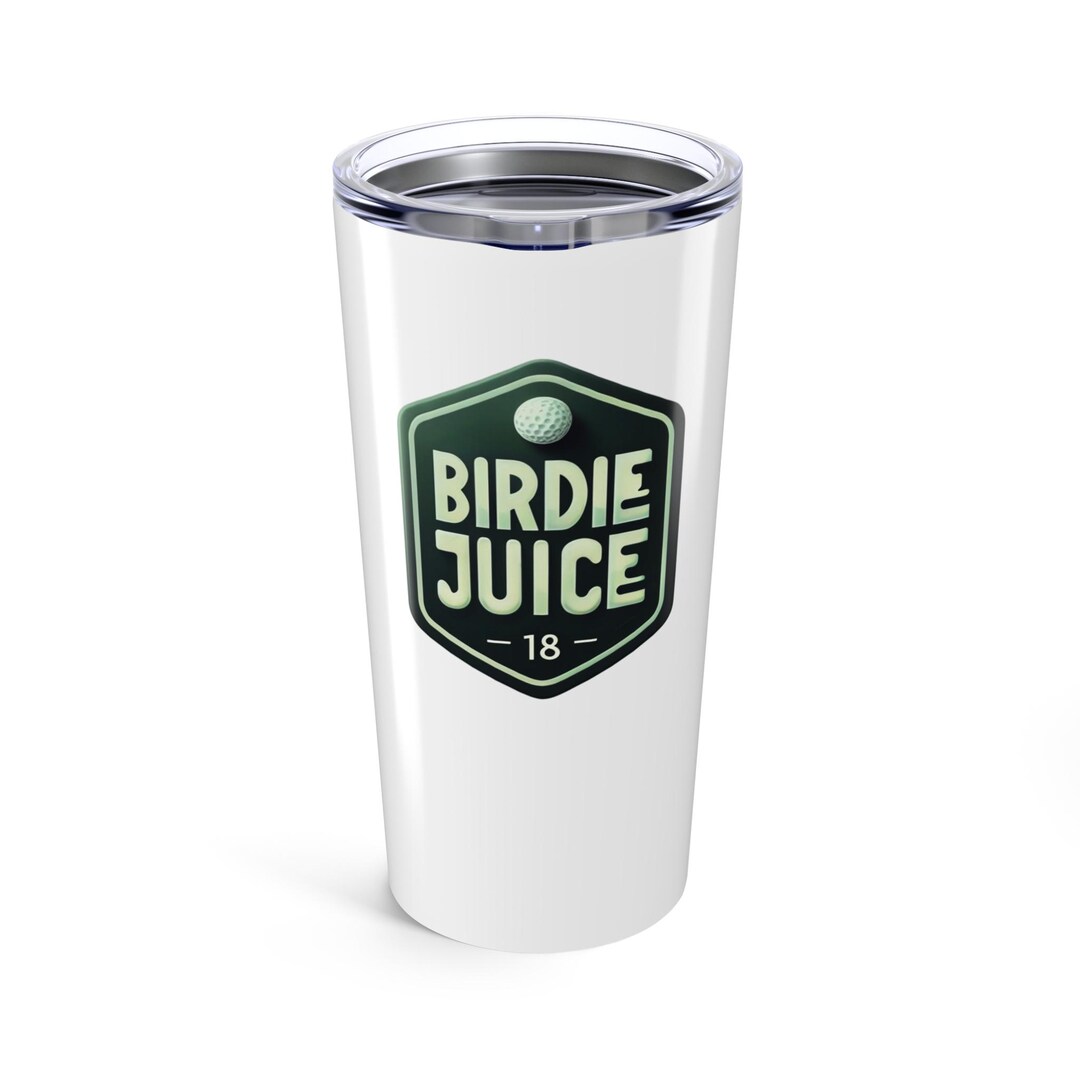 Custom Golf Tumbler 20oz - Birdie Juice Insulated Travel Mug, Sports Gift for Golf Lovers ...