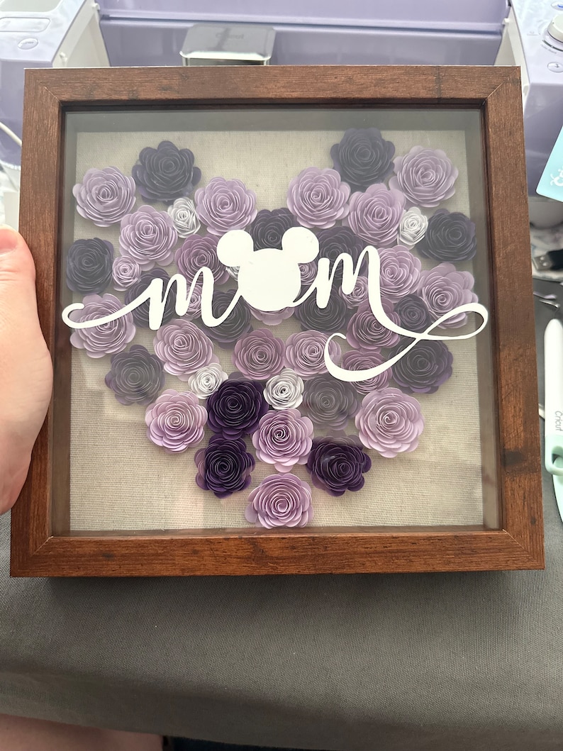 Disney-themed Decorative Shadow Box for Mother's - Etsy