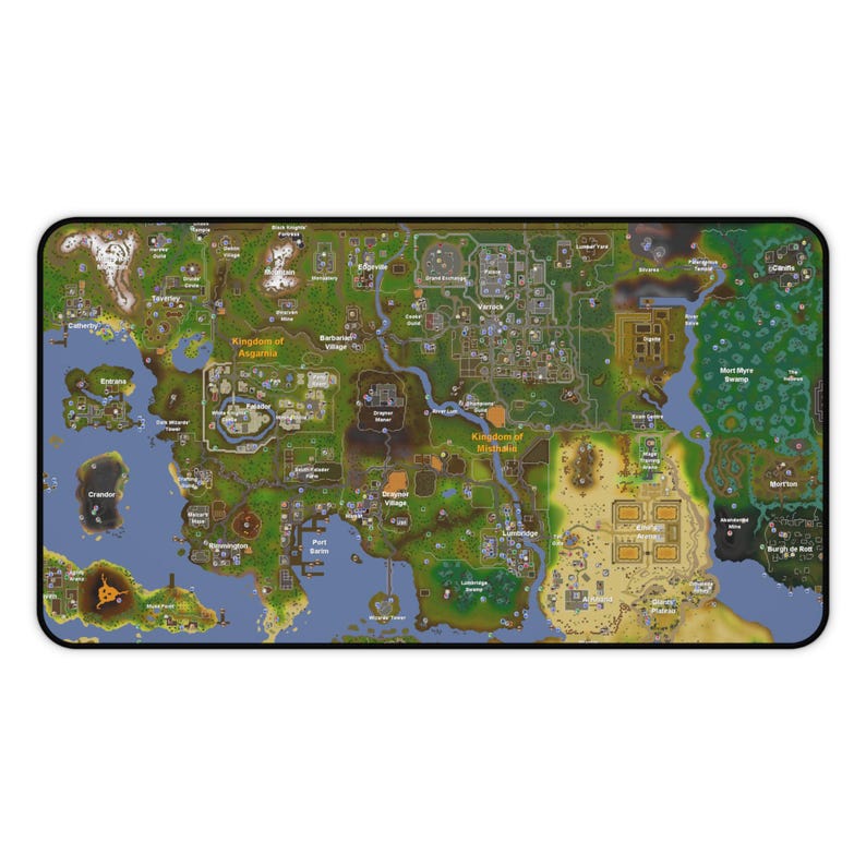 Runescape Mouse Pad, OSRS Playmat, Gaming Deskmat, Runescape Gift ...