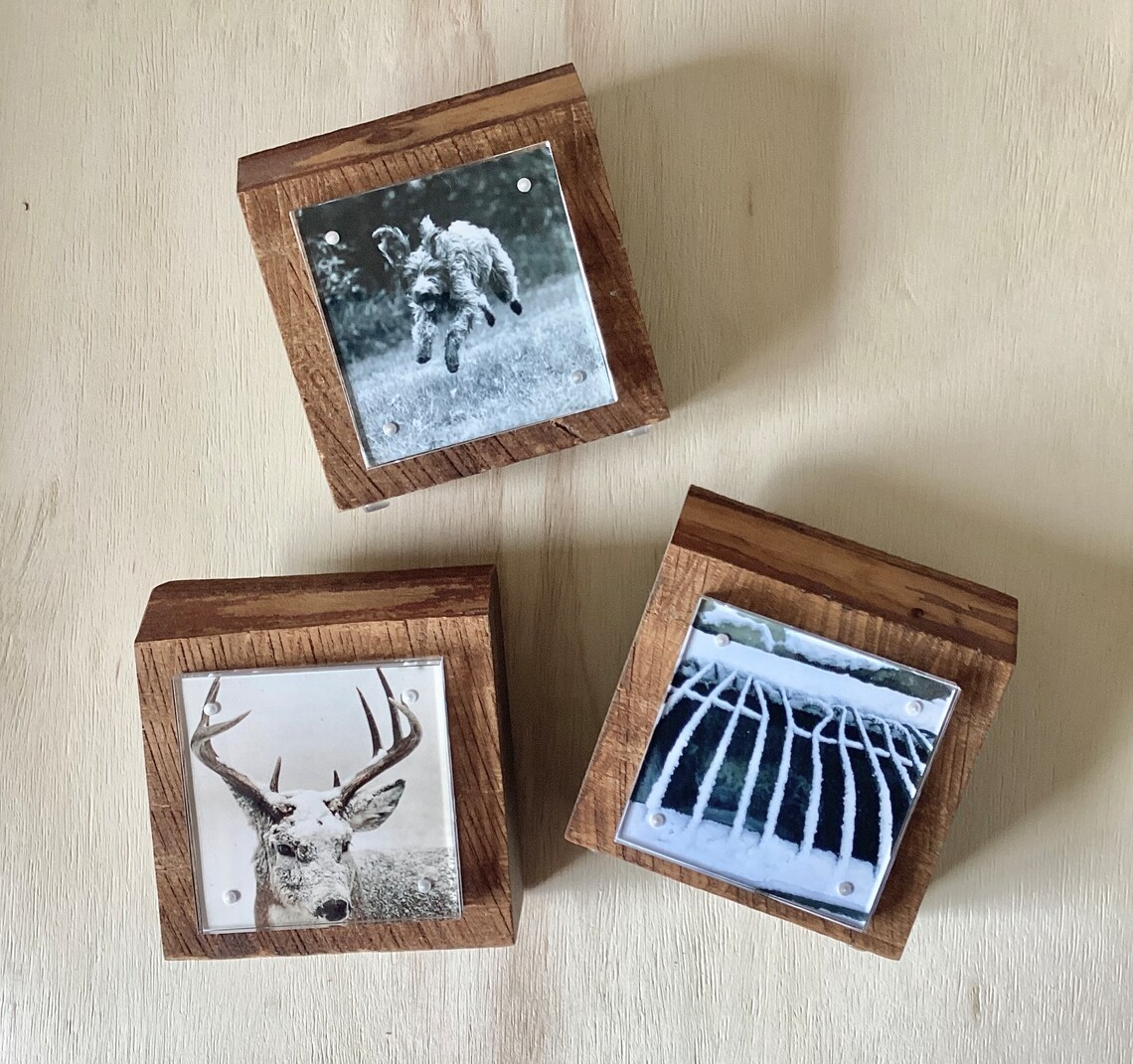 Wood Frame Reclaimed Wood Frame Rustic Wood Frame Free Standing Wood ...