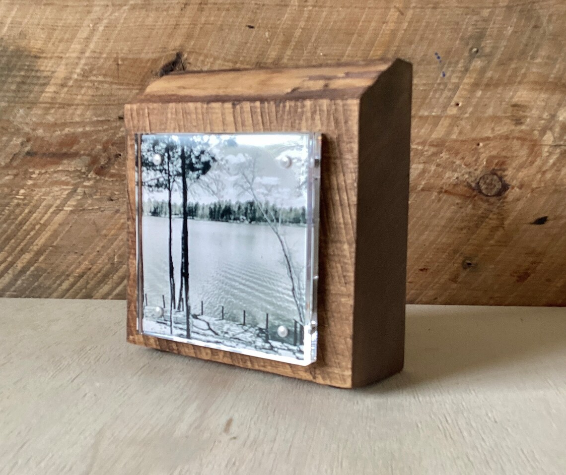 Wood Frame Reclaimed Wood Frame Rustic Wood Frame Free Standing Wood ...