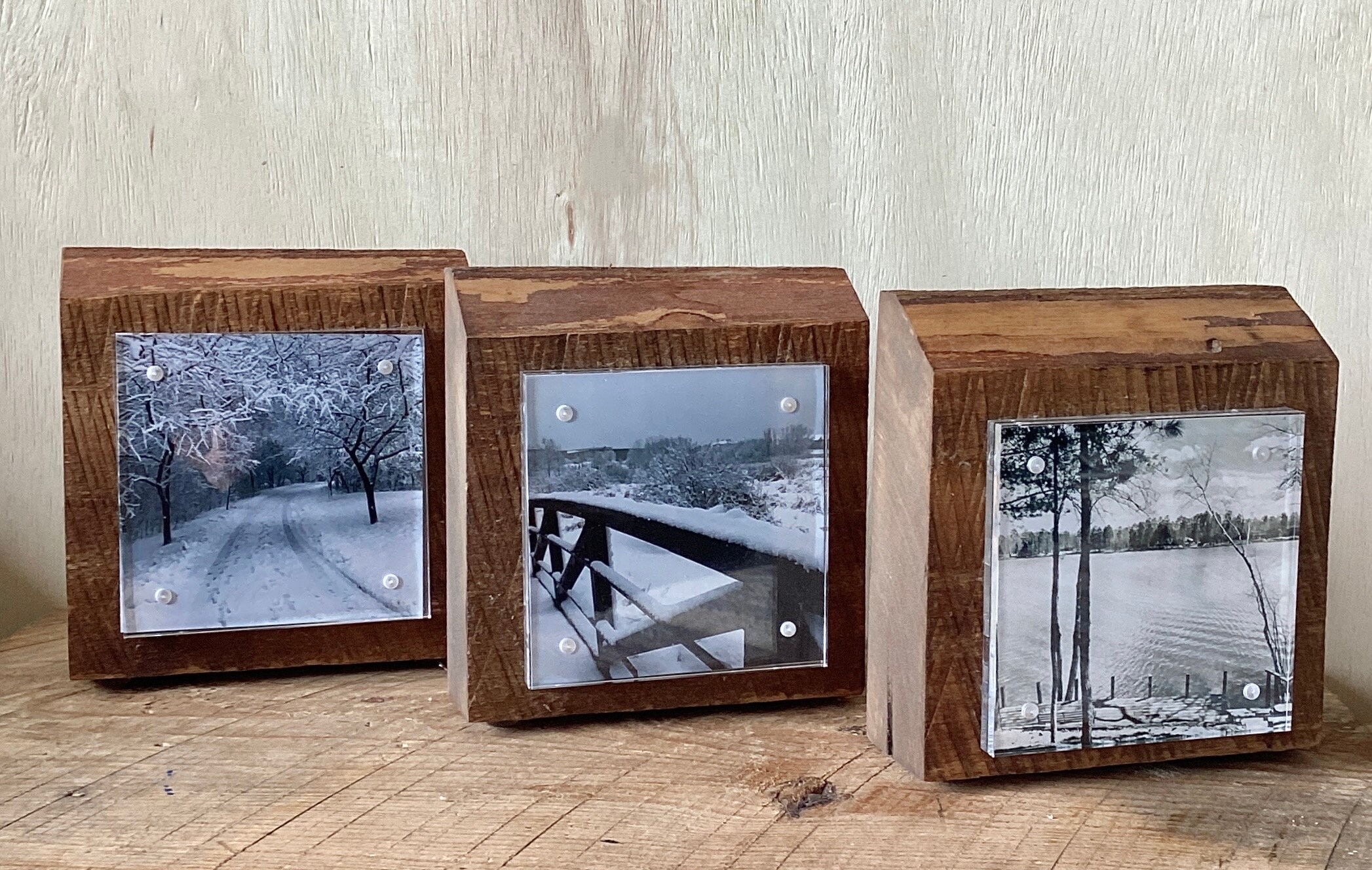 Wood Frame Reclaimed Wood Frame Rustic Wood Frame Free Standing Wood ...