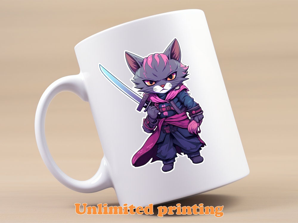 Set of Anime Animal Stickers 40 PNG SVG EPS Single Images - Etsy