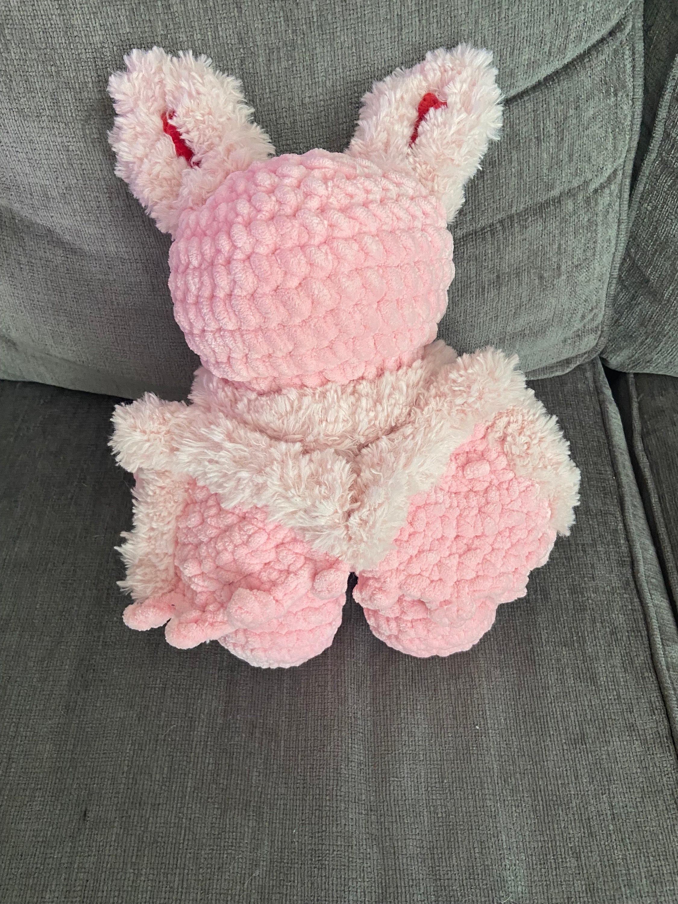 Pink Crochet Mothman Plush - Etsy