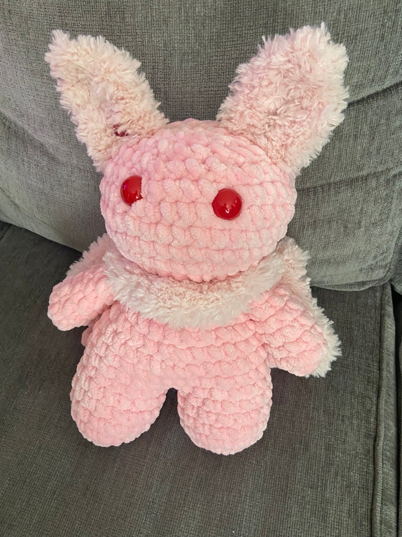 Pink Crochet Mothman Plush - Etsy