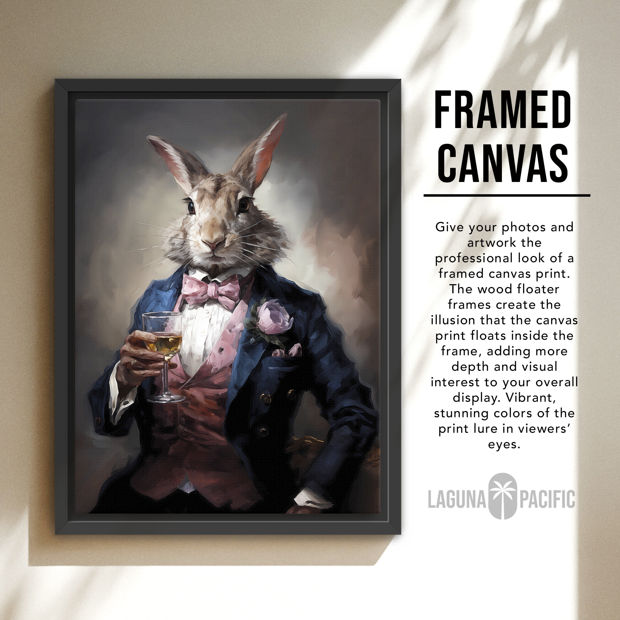 Victorian Gothic Rabbit With Cocktail Art | Anthropomorphic Art | Dark ...