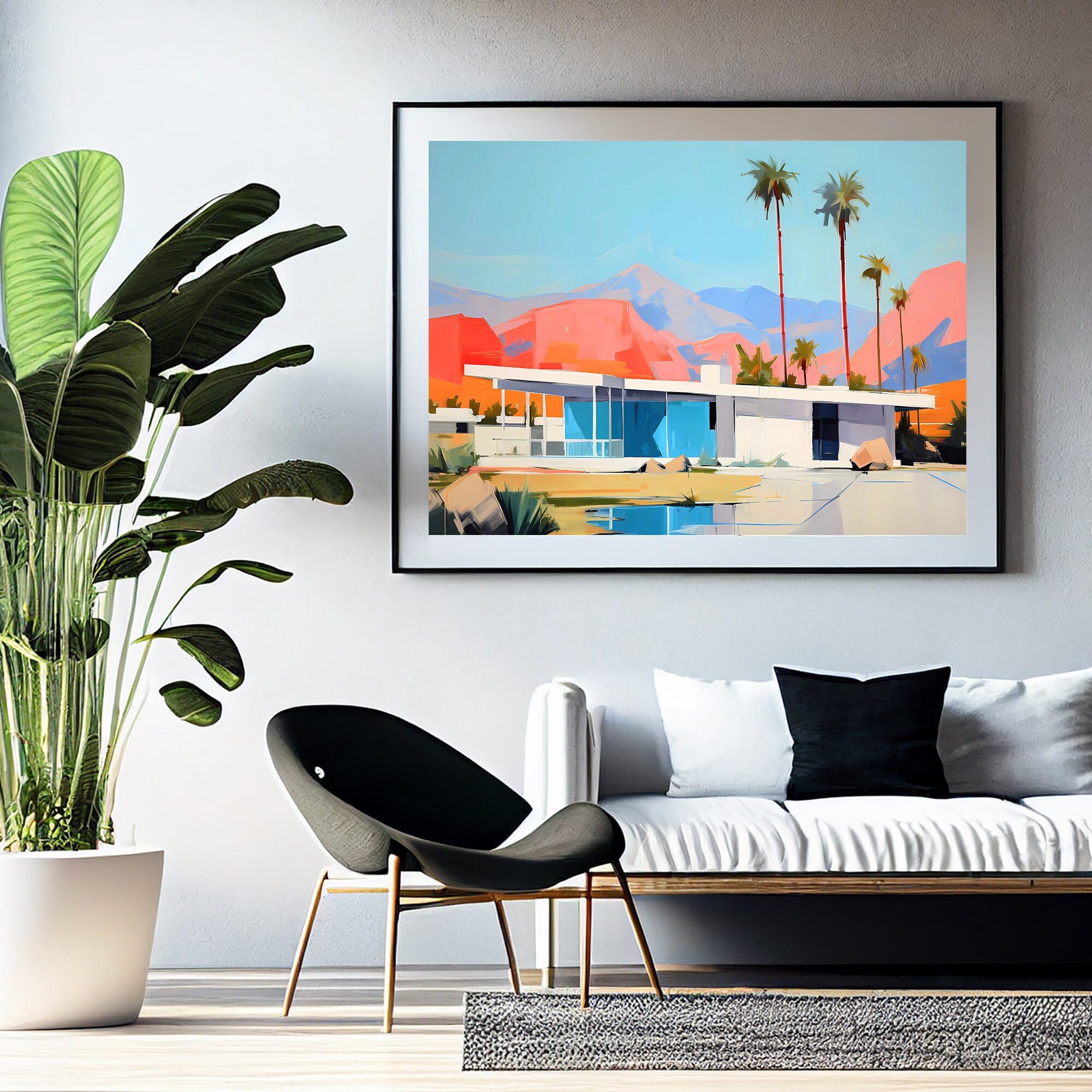 MCM Palm Springs A-frame Pool House | Vintage Mid Century Architecture ...