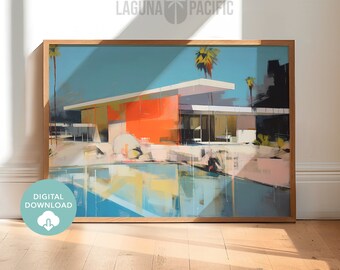 MCM Palm Springs A-frame Pool House Vintage Mid Century Architecture ...