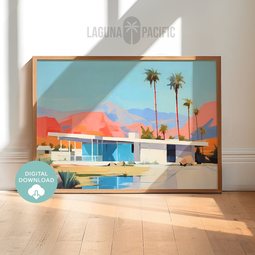 MCM Palm Springs A-frame Pool House | Vintage Mid Century Architecture ...