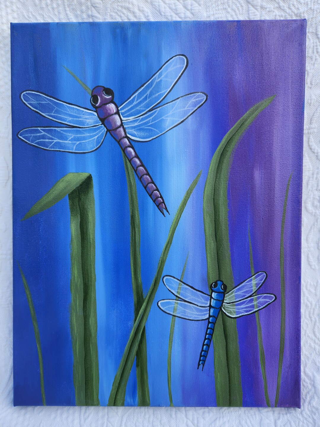 Dragonflies in the Garden - Etsy