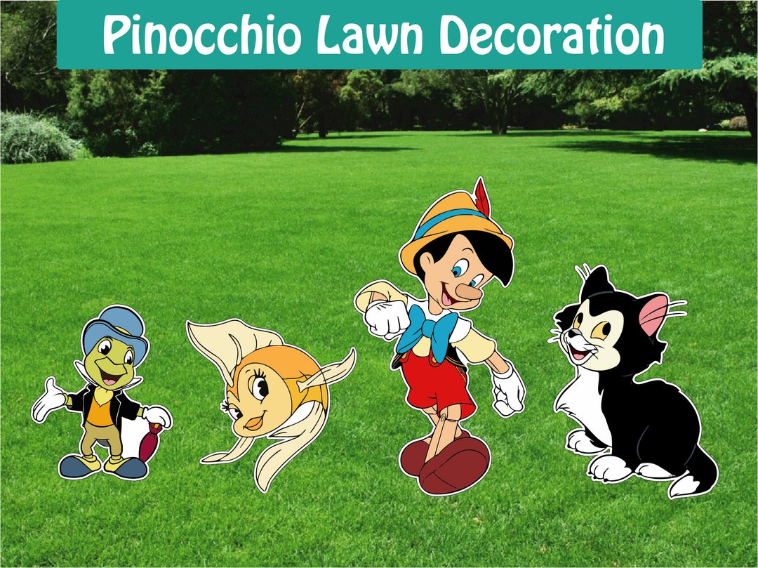 Pinocchio Decorations, Pinocchio Baby Shower, Pinocchio Birthday Cutout ...
