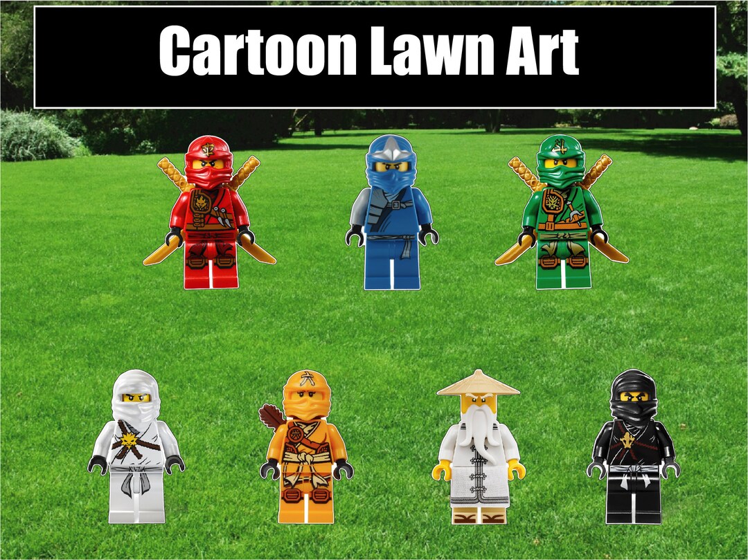 Ninja Lawn Decoration, Ninja Cutouts Ninja Lawn Sign Yard Sign, Party ...