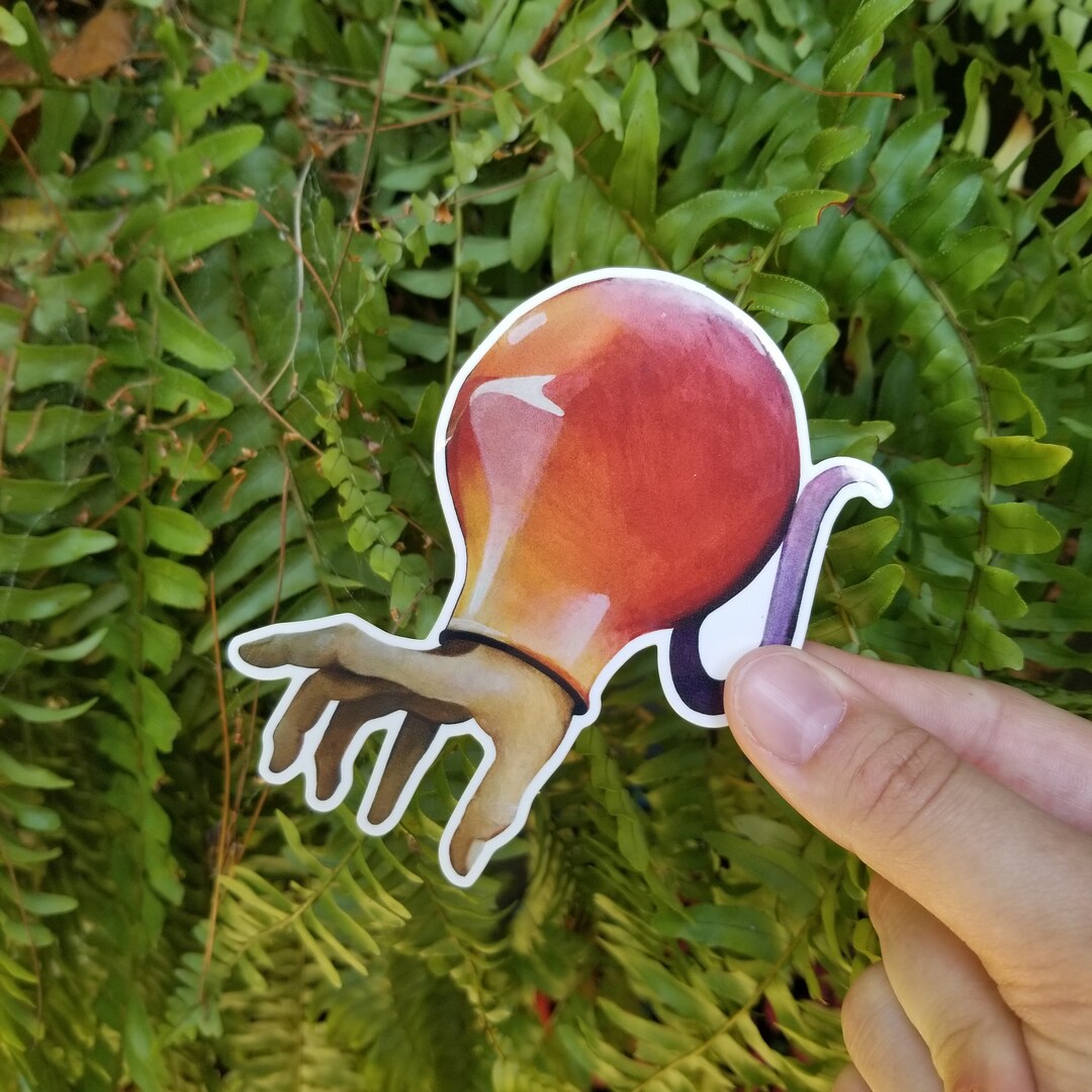 3 X 4 Surreal Horror Vase Hand Glossy Vinyl Die Cut Sticker - Etsy