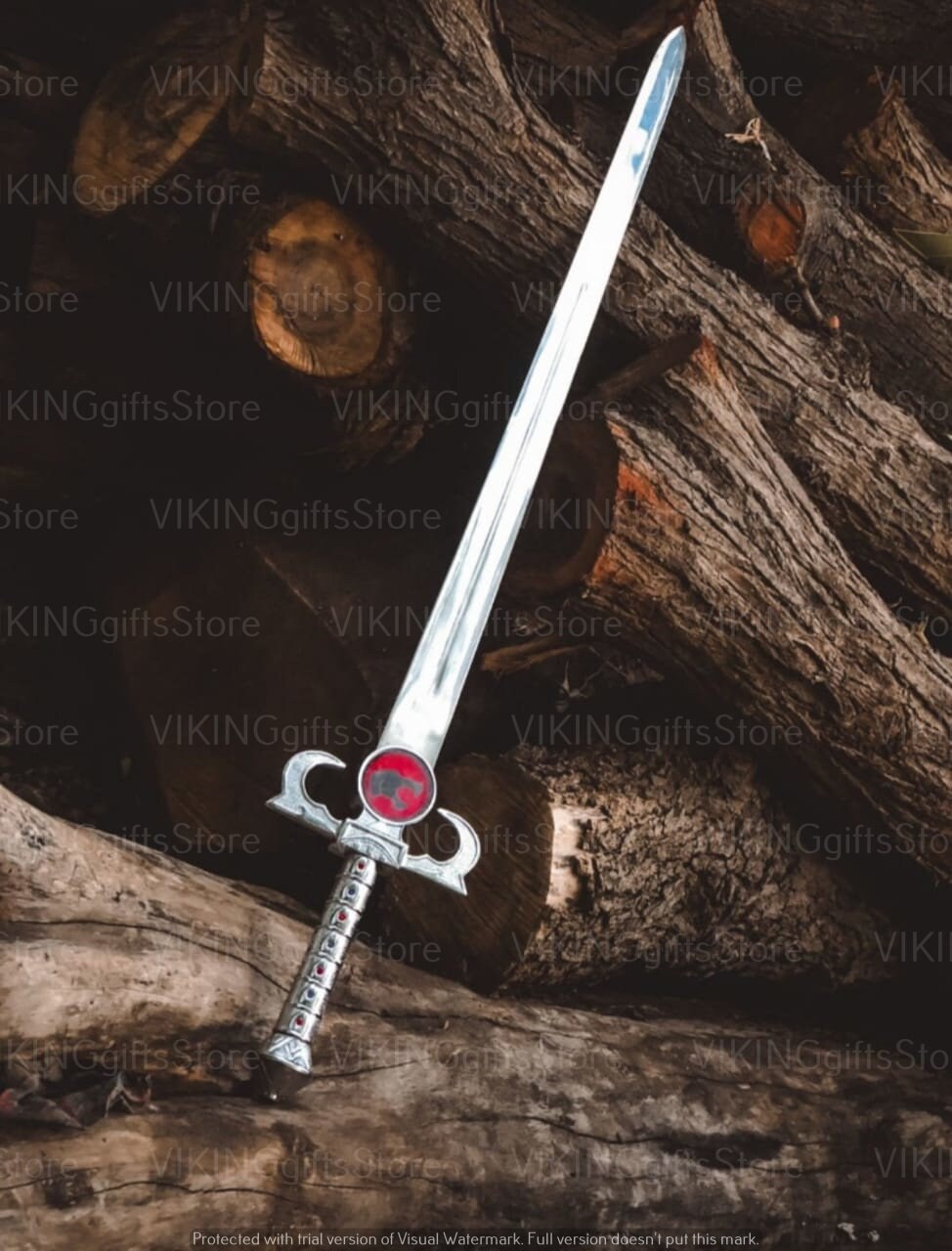 Fully Handmade Thundercat Sword Stainless Steel emblem Lights up by ...
