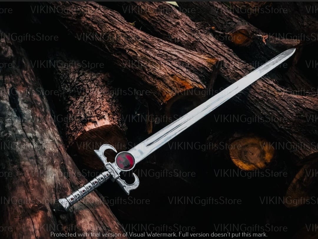 Fully Handmade Thundercat Sword Stainless Steel emblem Lights up by ...