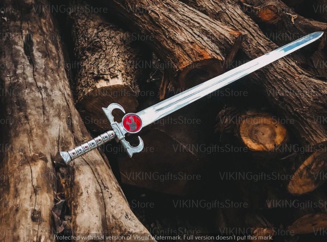 Fully Handmade Thundercat Sword Stainless Steel emblem Lights up by ...