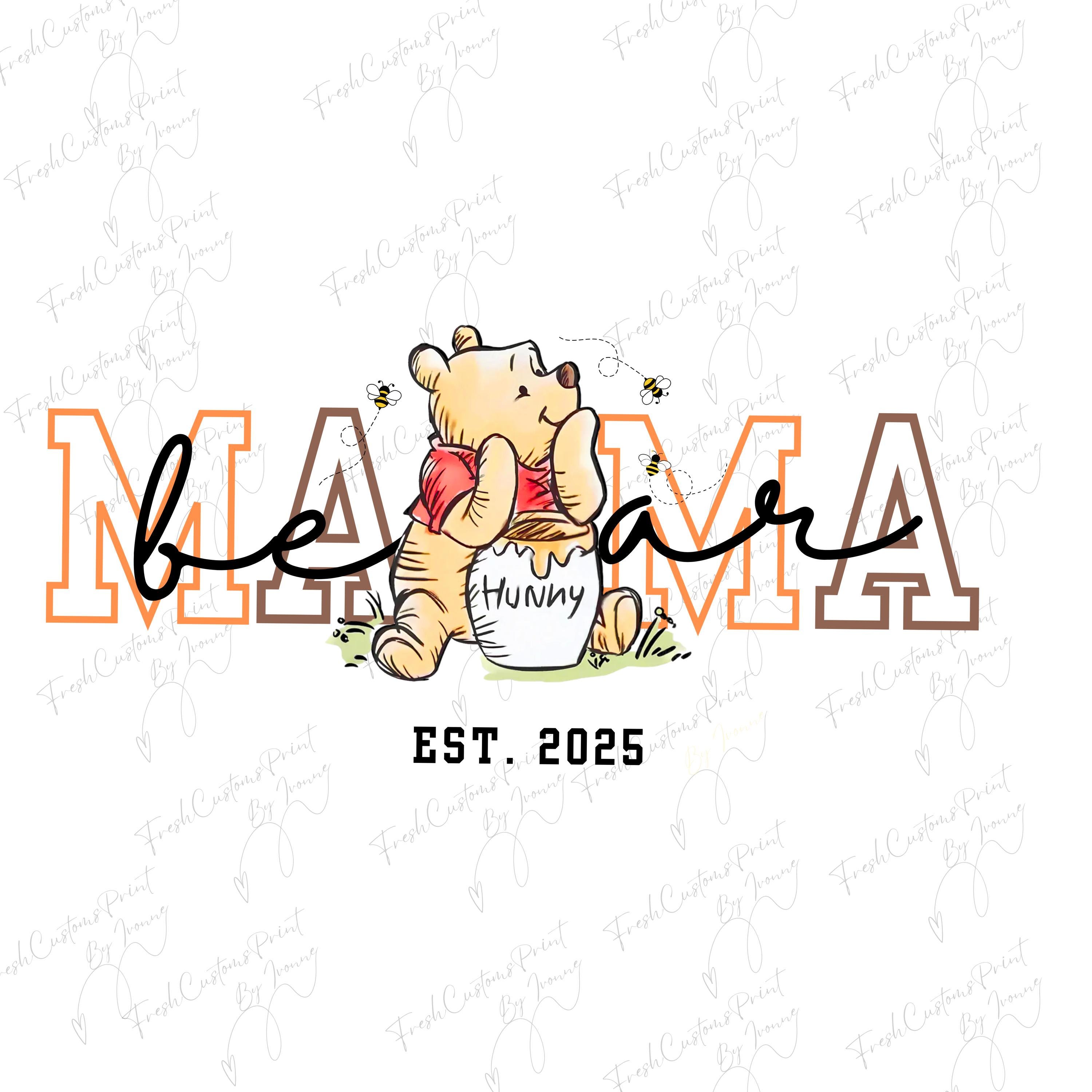 Mama Bear Png Svg, Winnie Balloon Mama Png, Winnie Mama Png, Winnie the ...
