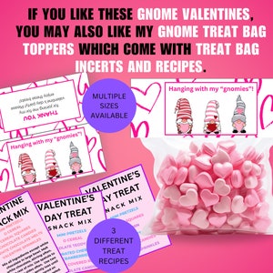 Printable Gnome Valentine Cards for Friends Valentine Cards for ...
