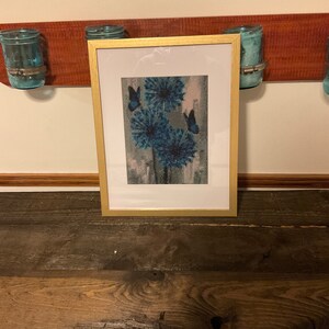 Blue Flower Diamond Puzzle - Etsy